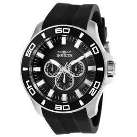 Invicta Men's 6103 Swiss Lupah Revolution Black Rubber Chronograph ...