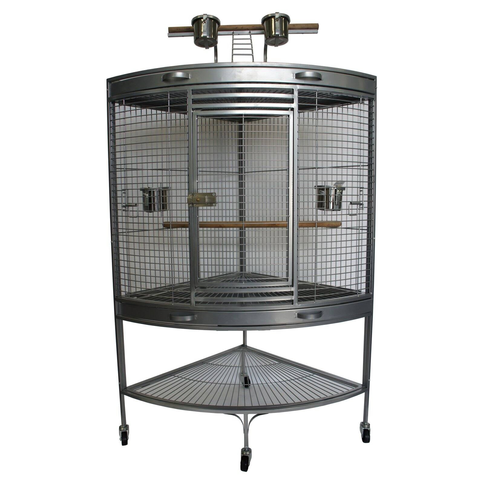 YML 3 4 In Bar Spacing Corner Wrought Iron Bird Cage Walmart yml-3-4-in-bar-spacing-corner-wrought-iron-bird-cage-walmart