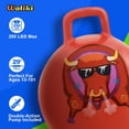 Waliki Toys Hopper Ball for Kids, Red, 29" Hopping Ball with Pump, Ages ...