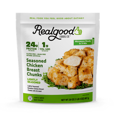 Realgood Foods Co. Lightly Breaded Chicken Breast Fillets, 20 oz Bag ...