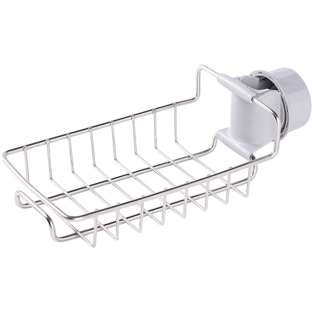 Faucet Rack Storage Rack, Kitchen Sink Organizer, Stainless Steel Sink ...