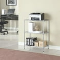 SamyoHome 3-Tier Adjustable Wire Multiuse Organizing Rack, Silver ...