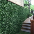 119×40 Inch Realistic Artificial Ivy Privacy Screen, Weather Resistant ...