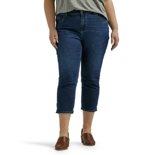 Real Size Women's 17" Pull On Stretch Bling Capri - Walmart.com