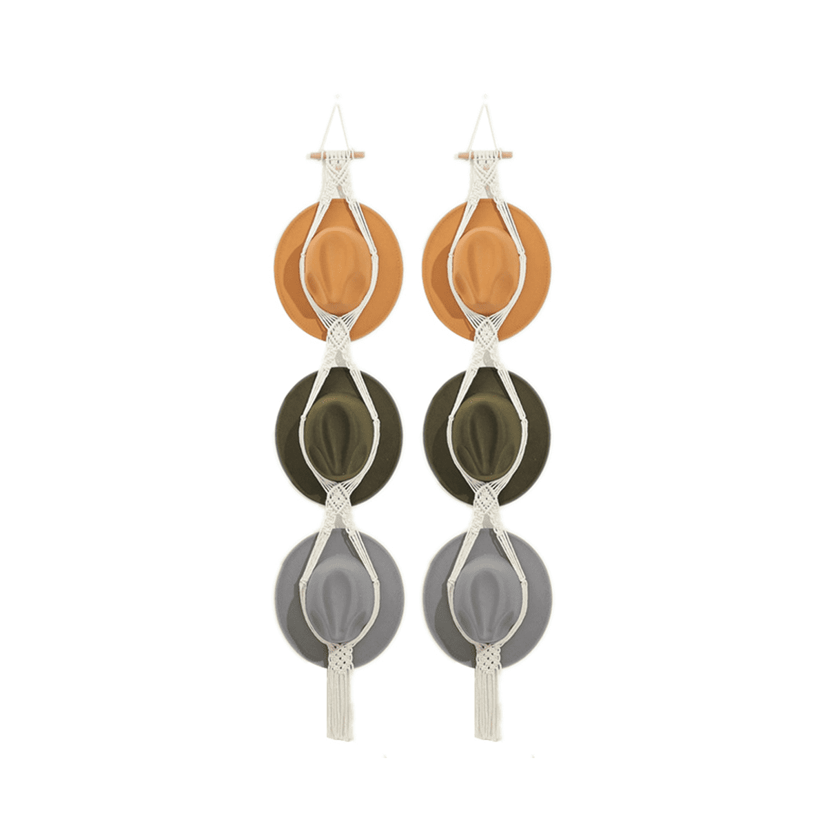 Click here for Unbranded Macrame Hat Rack For Hanger Wall Display... prices