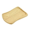 AeraVida Cute Toast Bread Shaped Native Natural Wood Hand Carved Plate ...