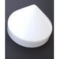 White Plastic Marine Dock Boat Pylon Edge Post Head Cover, Conical Cap ...