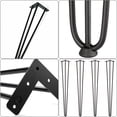 4Pcs Metal Hairpin Table Legs Replacement Furniture Legs Heavy Duty ...