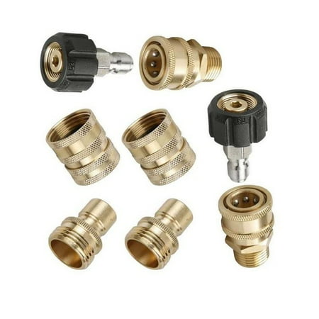 Dedang Ensemble d'adaptateurs pour nettoyeur haute pression Ultimate, kit de déconnexion rapide ...