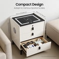 Smart Nightstand with Charging Station, Wireless Charging & Fingerprint ...