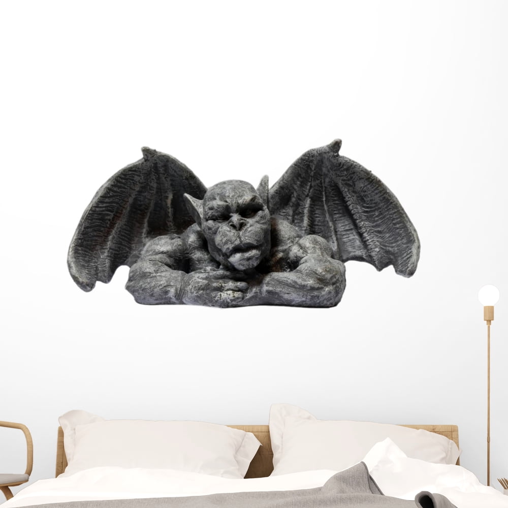 Gargoyle Wall Mural by Wallmonkeys Peel and Stick Graphic (48 in W x 25 ...