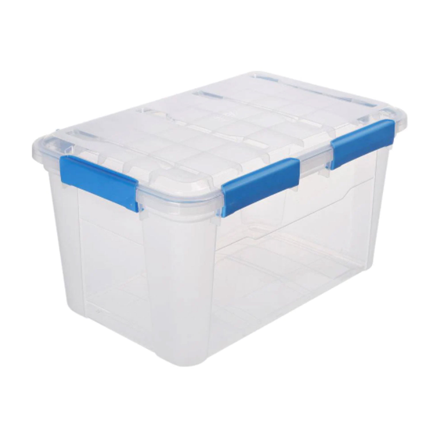 Ezy Storage IP67 Rated 50L Waterproof Plastic Storage Tote with Lid ...