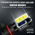 2 Pieces Bright White H10 9145 9005 LED 6000K for Fog Lights Running ...
