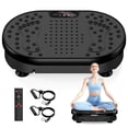 Anqdy Vibration Plate Exercise Machine, 350 Lbs Capacity with Remote ...