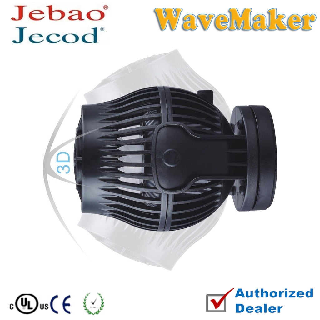 Jebao SOW Wave Maker Flow Pump with Controller for Marine Reef Aquarium (SOW-20), Black (PET-SOW ...