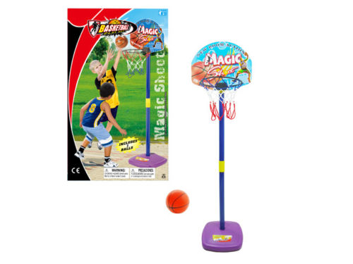 31.5" Magic Shot Premium Toy Basketball Playset w/ Basketball Court ...