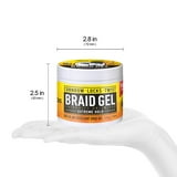 BEAUTY TALK LA All Day Locks Braid Gel, Extreme Hold, 5 oz, Edge ...