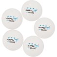 100 Pack White 3-Star Table Tennis Balls Advanced Training Ping Pong ...