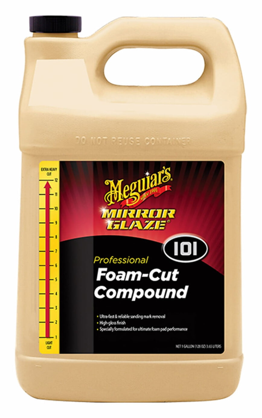 Pulimento Mirror Glaze Meguiar’s Foam-Cut Compound 1gal MEGUIARS ...