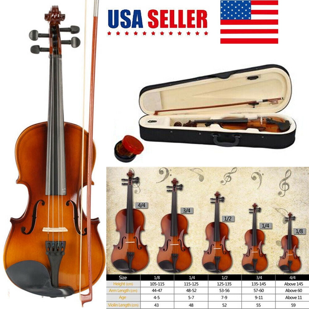 Violins String Instruments Violin 3/4 Size for Kids Beginner Violin ...