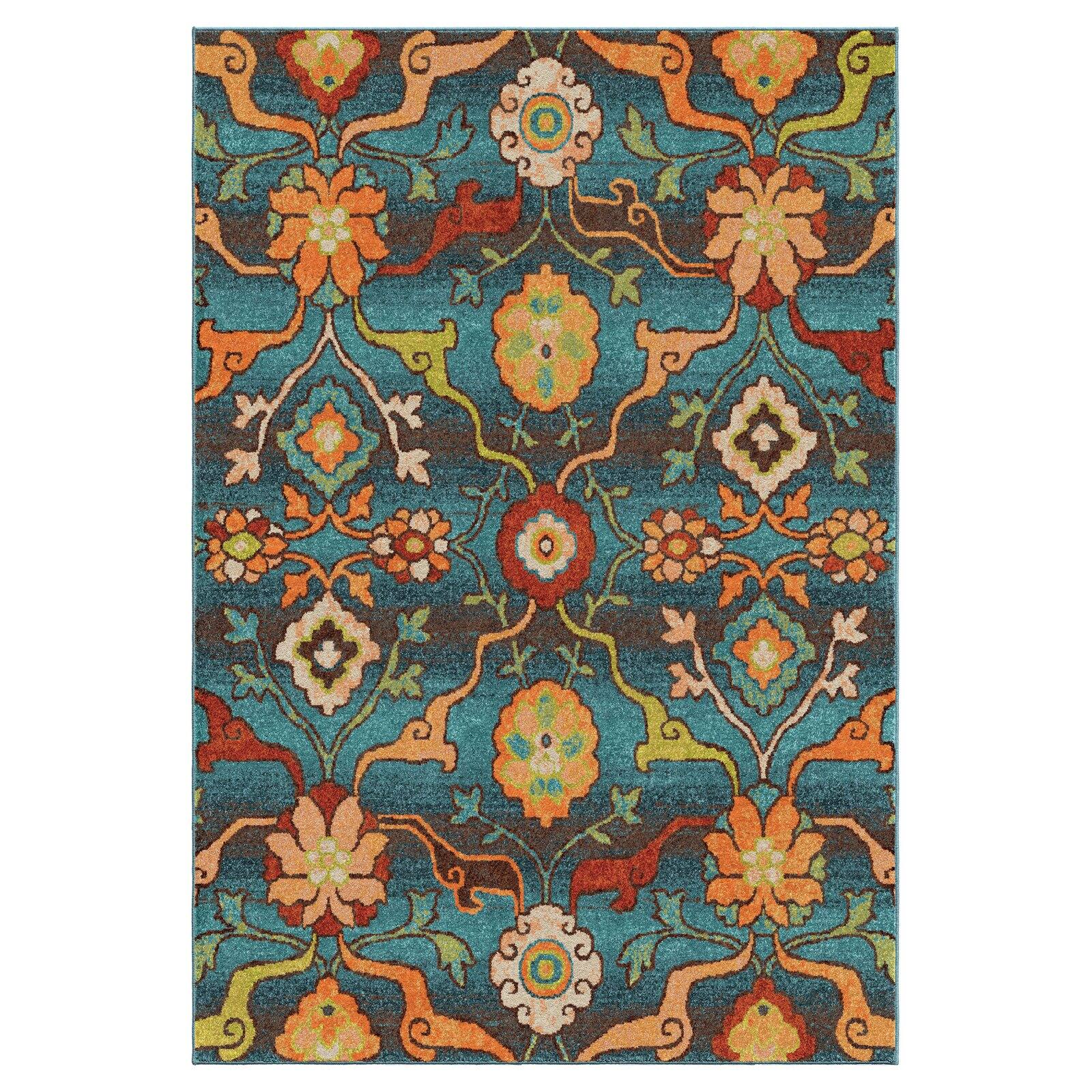 Orian Rugs Floral Punjab Area Rug - Walmart.com