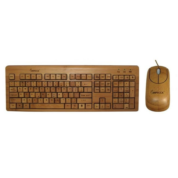 Impecca KBB501C Full Bamboo Keyboard & Mouse - Walmart.ca