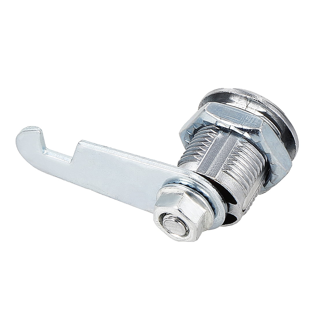 2pcs 20mm Cylinder Zinc Alloy Chrome Plated Hook Cam Lock w Key, Keyed ...