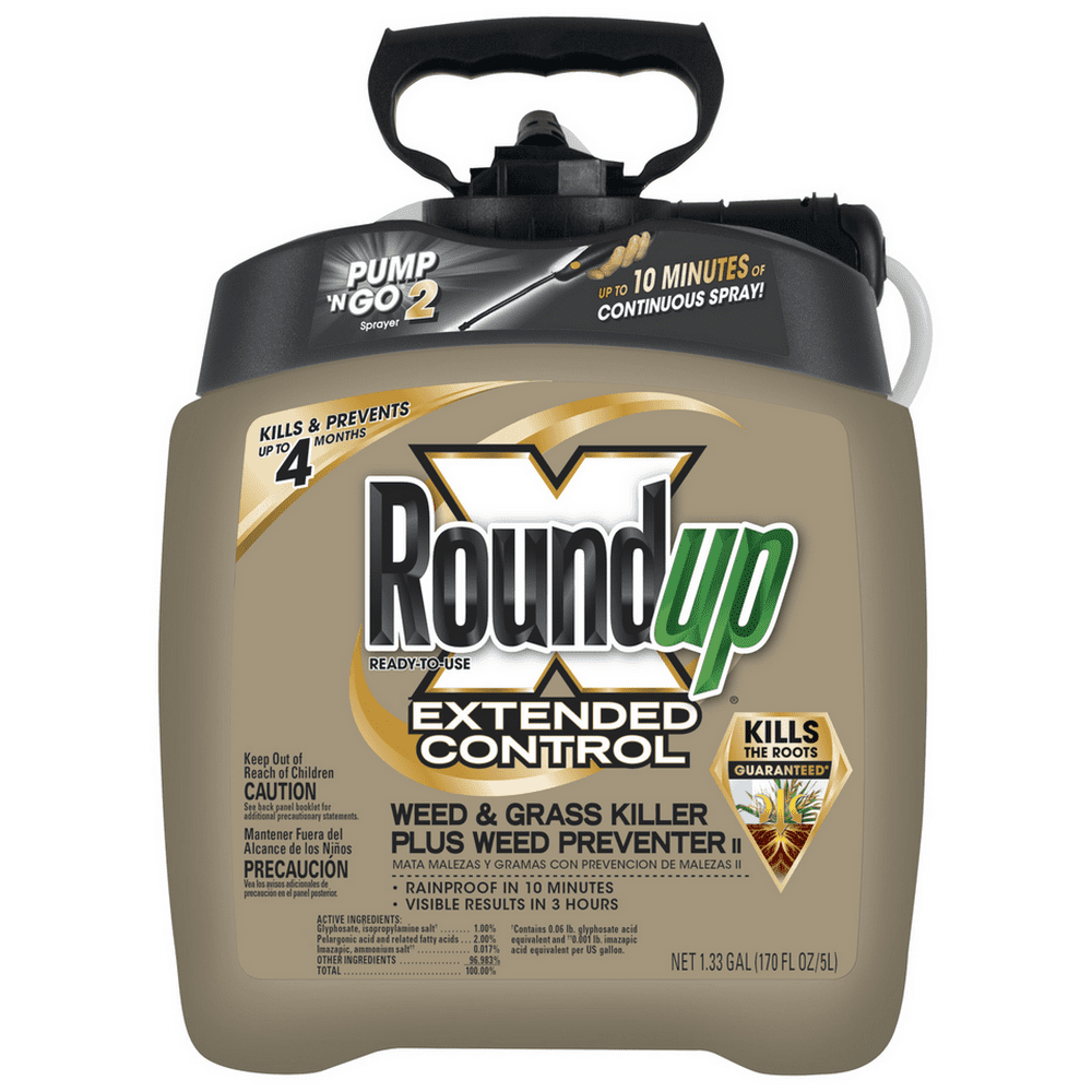 Roundup Ready-To-Use Extended Control Weed and Grass Killer Plus Weed ...