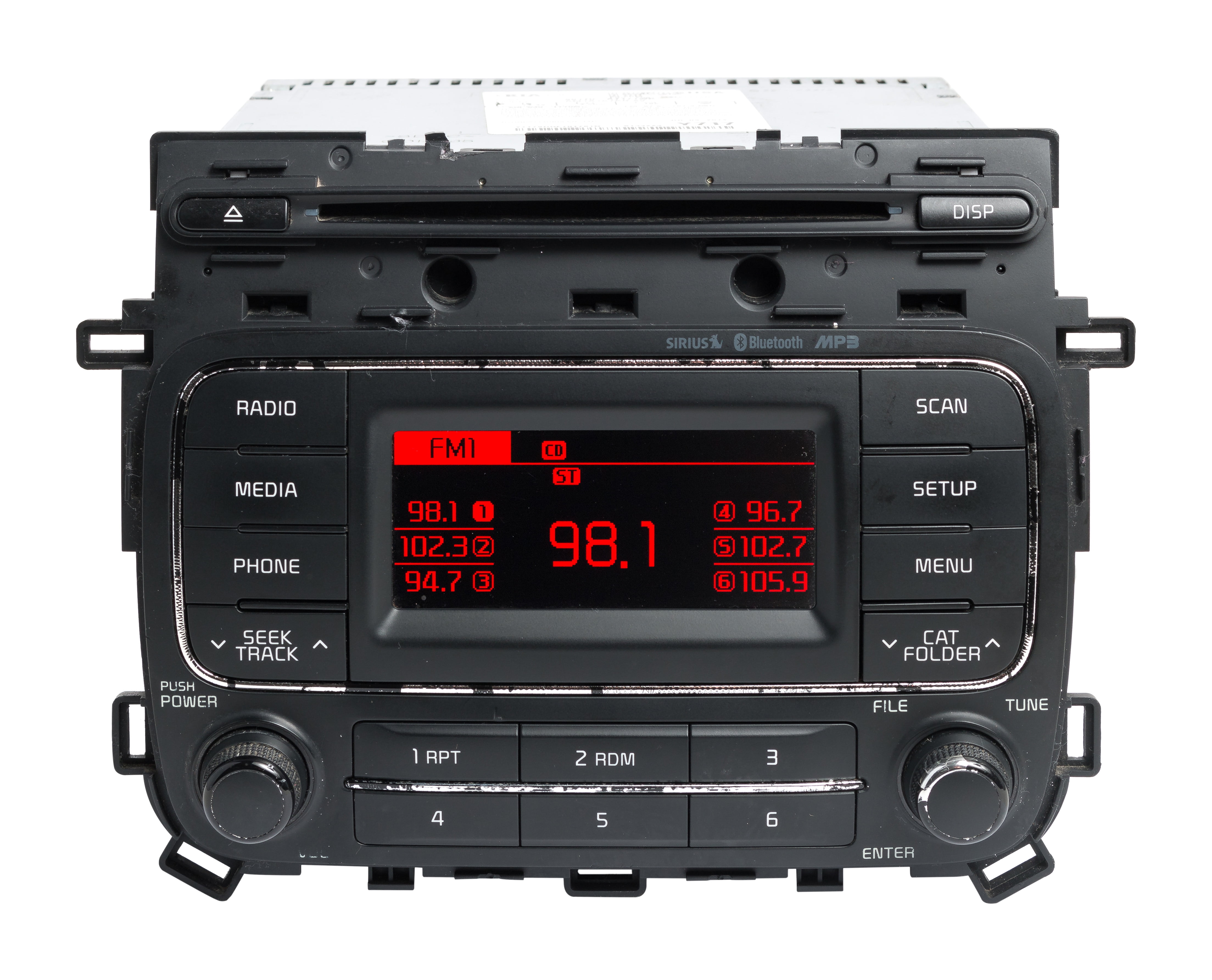 Restored 2014-2016 Kia Forte AM FM MP3 XM Bluetooth Single-Disc CD ...