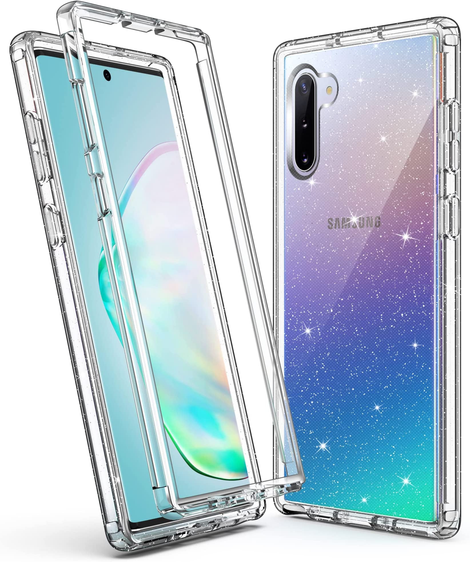 ULAK Samsung Galaxy Note 10 Case, Heavy Duty Shockproof Rugged Sturdy 3 ...