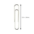 FUDAO FAMILY Jumbo Paper Clips, 2 Inch Paper Clip, 200 pcs Large ...