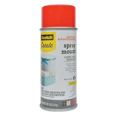 Scotch Spray Mount Artist's Adhesive, 10.25 oz, Sticky Craft Removable ...
