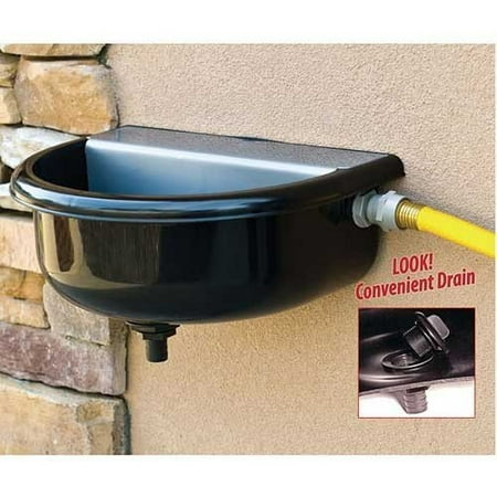 Auto Fill Outdoor Wall Mount Pet Water Bowl - Walmart.com