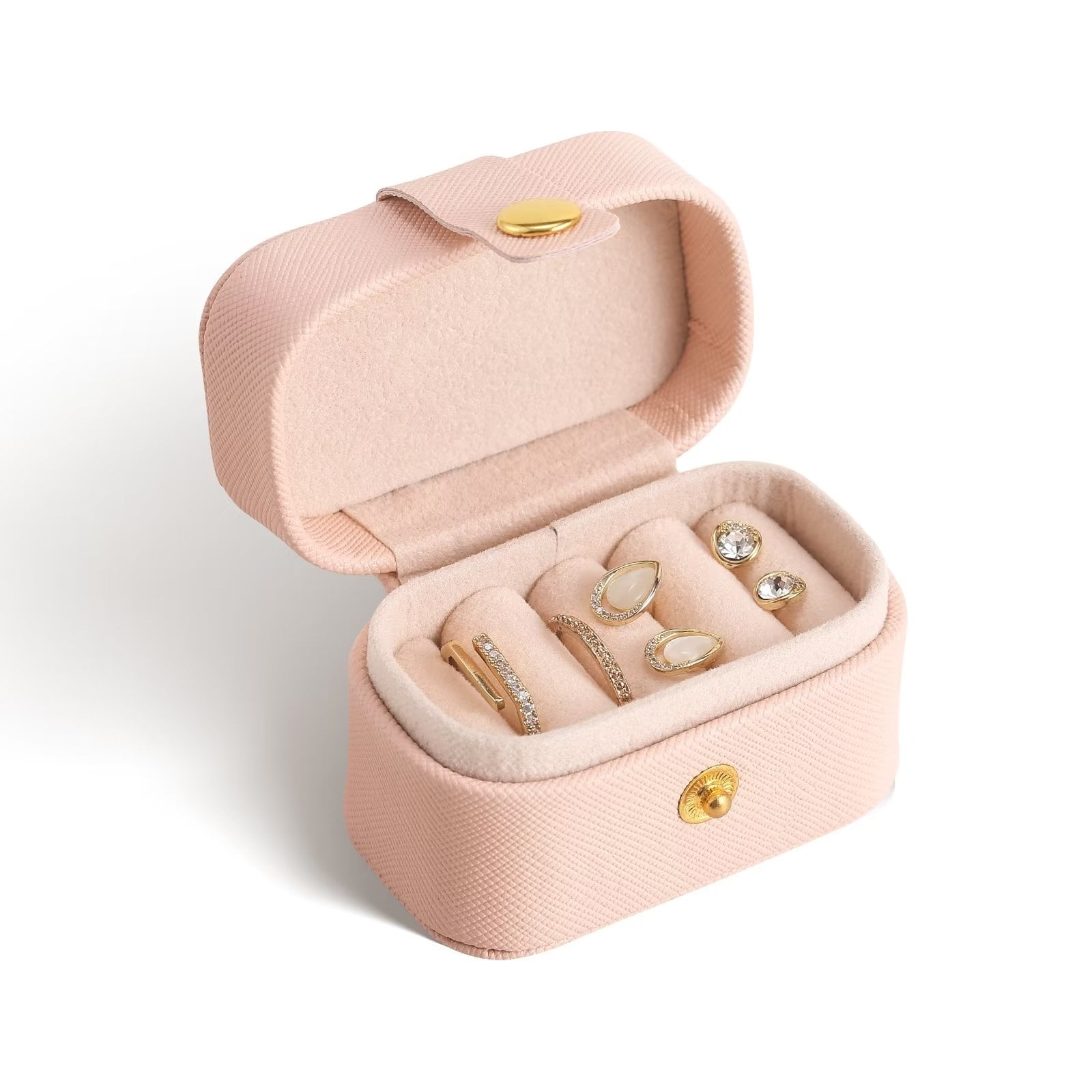 Casegrace Mini Travel Jewelry Box Rings Case Girls Earrings Holder ... Casegrace Mini Travel Jewelry Box Rings Case Girls Earrings Holder ...