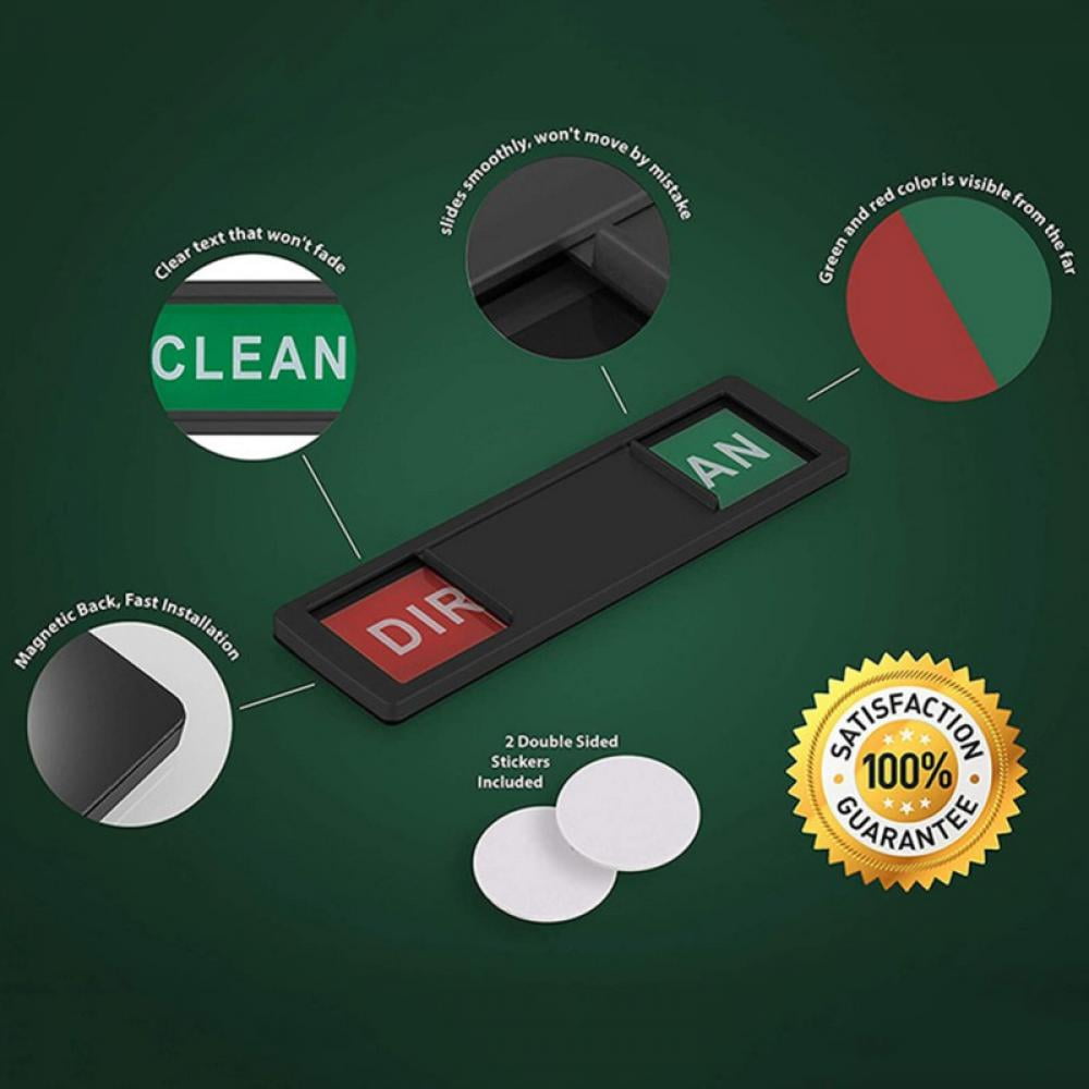 Dishwasher Magnet Clean Dirty Sign Non-Scratching Strong Magnet Or ...