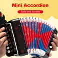 Dcenta Kids Accordion Toy 10 Keys Buttons Mini Accordion Musical ...