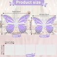 12 Pcs 3D Large Butterfly Party Decoration Paper Butterfly Stickers in ...