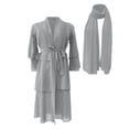 Essentials Girls Dresses 2026 Elegant Three Layer Chiffon With ...