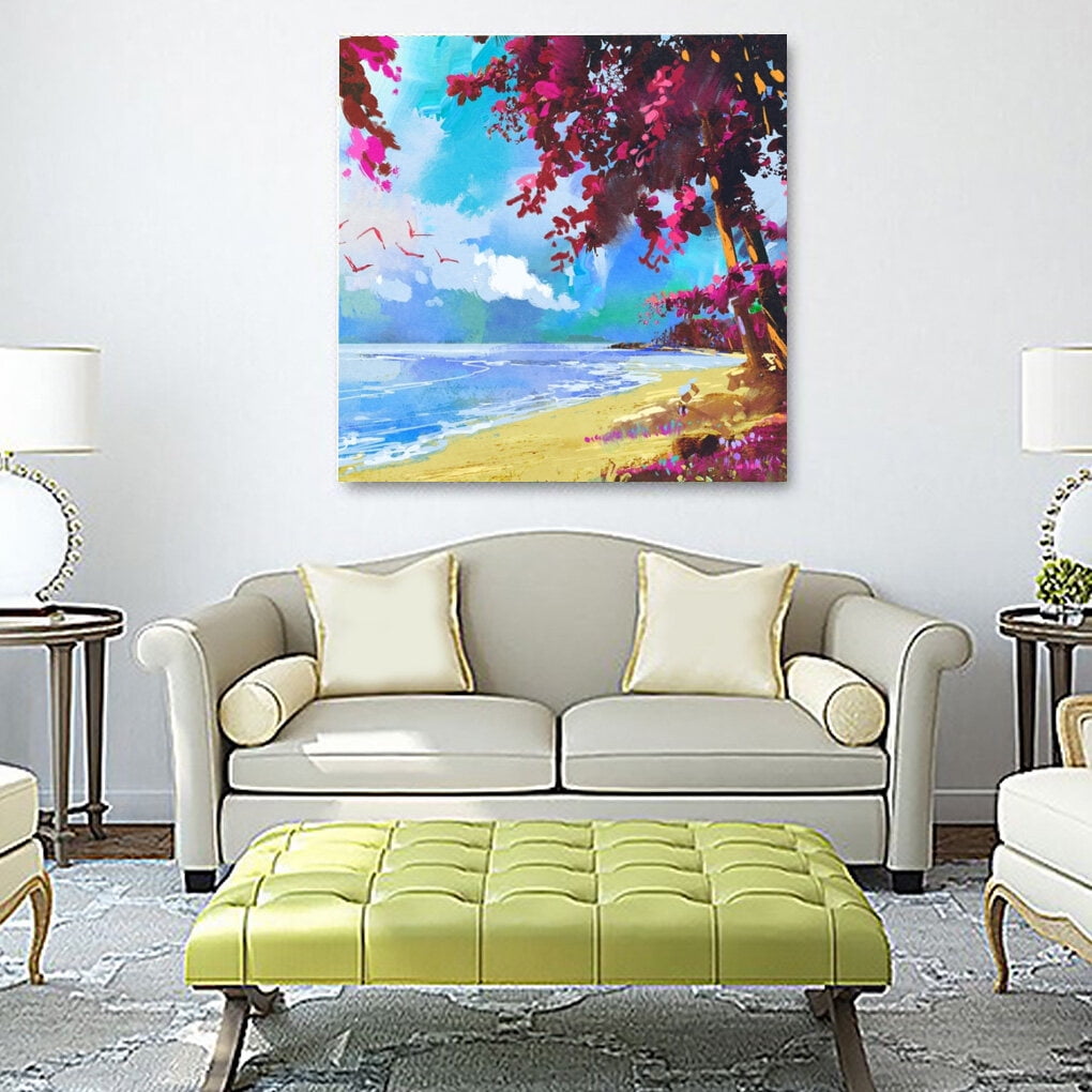 Click here for Decodeary Wall Pictures Art Painting Frame Wooden... prices