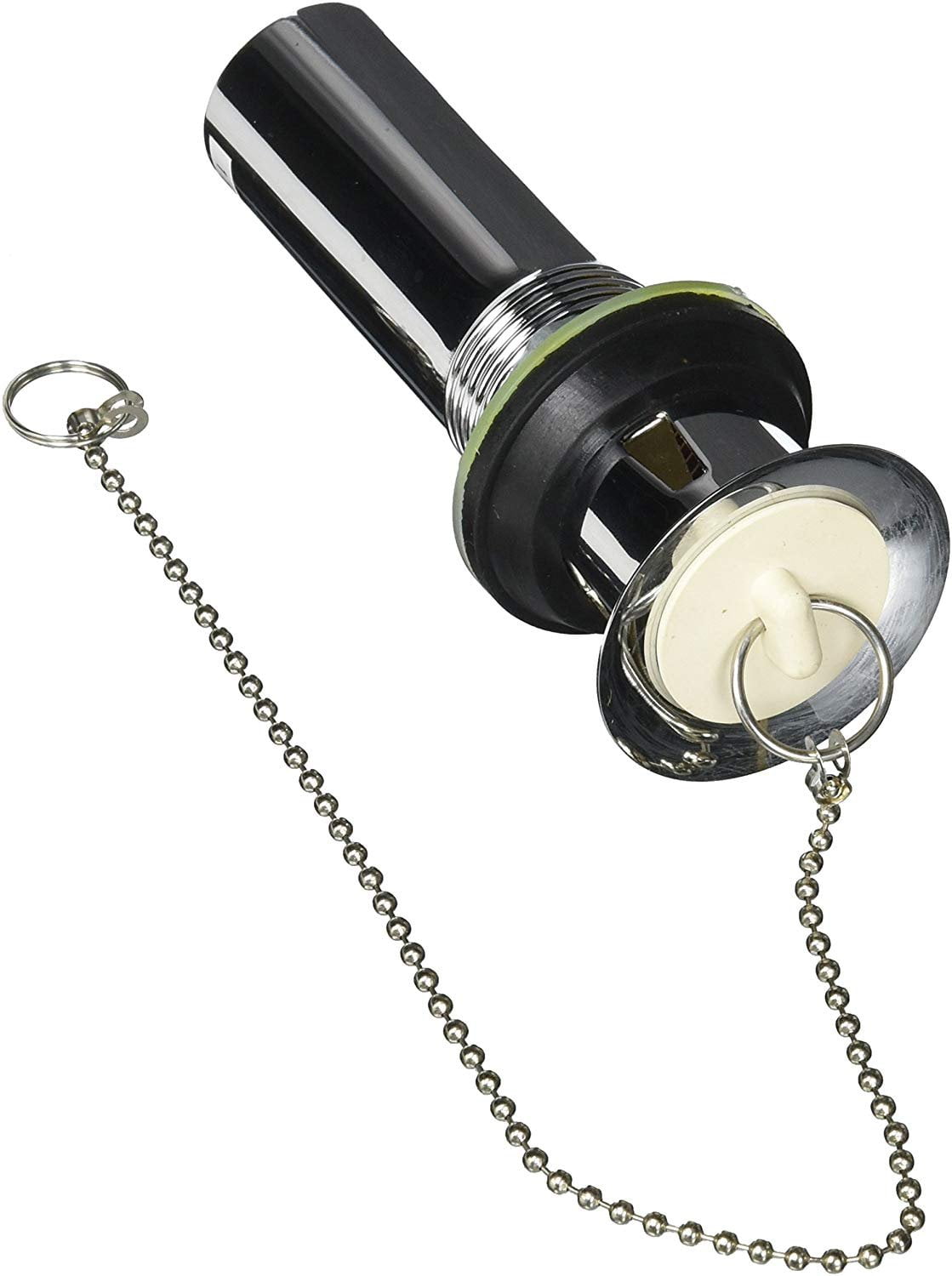 Keeney 1681K Sink Pull Out Plug with Chain and Stopper, Chrome ...