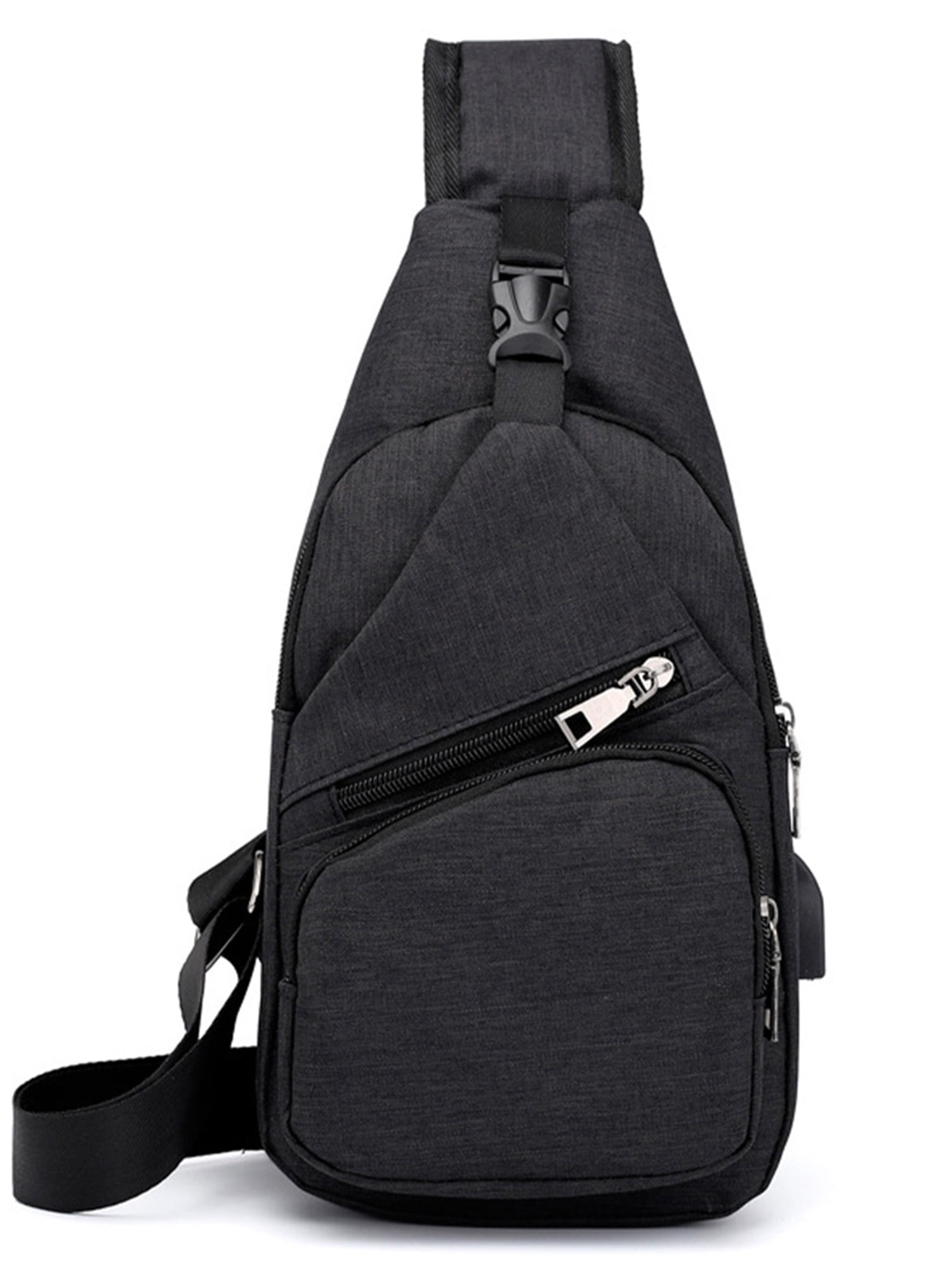 Sanviglor Men Sling Bags, Chest Shoulder Backpack Crossbody Purse ...