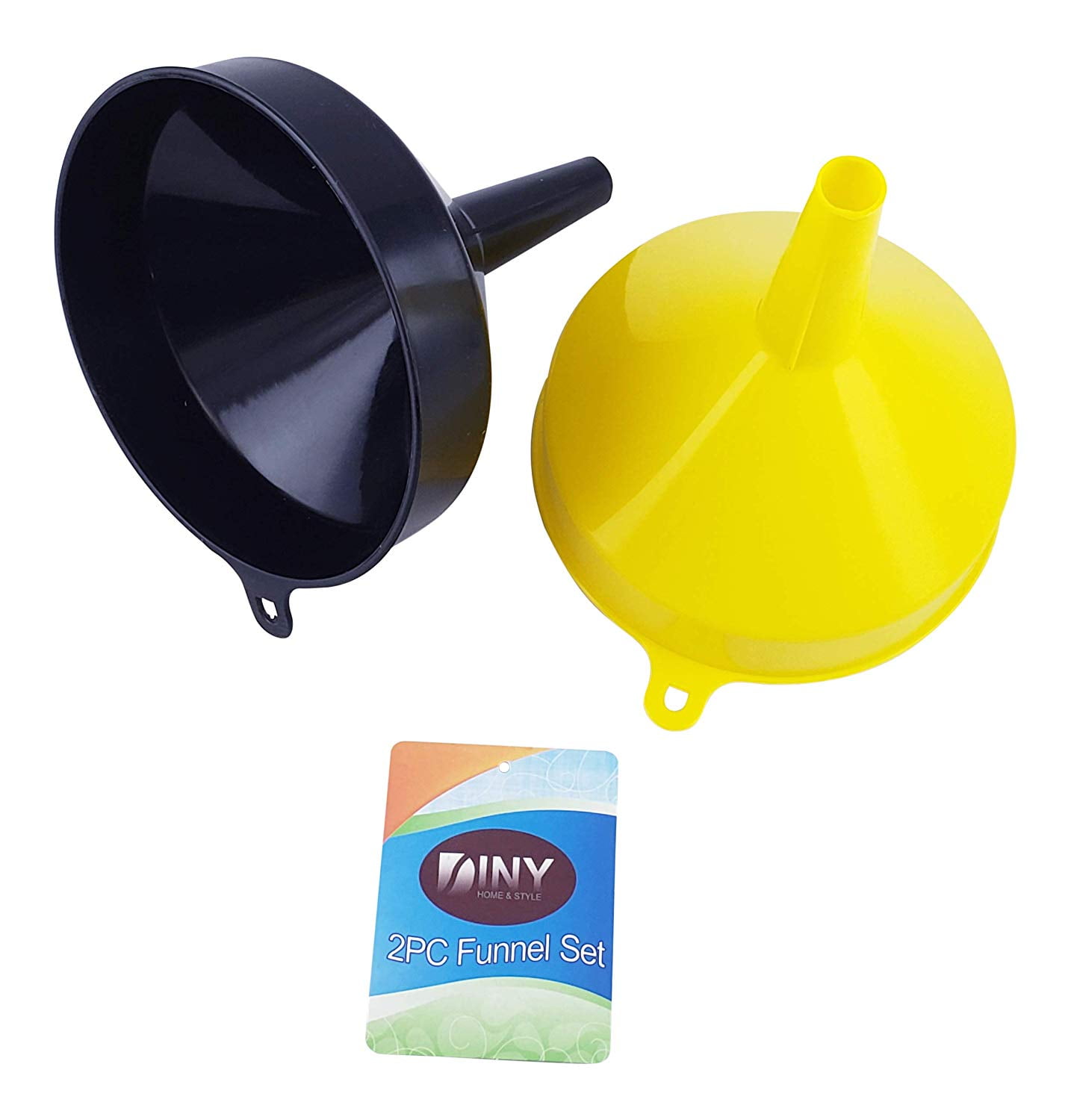 2 Piece Long Nose 5.5" Diameter Funnel Set - Walmart.com