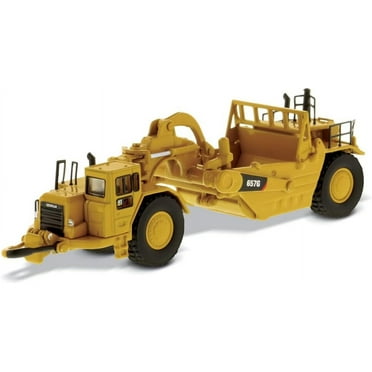 Diecast Masters 85542 Wheeled Scraper Tractor High Line Series 1 by 125 Diecast Model Car for ...