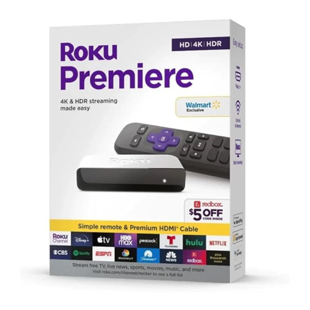 Reproductor Streaming Roku Premiere HD, 4K, HDR; Roku 3920RW-SW ...
