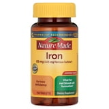 Nature Made Iron 65mg, 325mg Ferrous Sulfate Dietary Supplement, 150 Tablets - Walmart.com