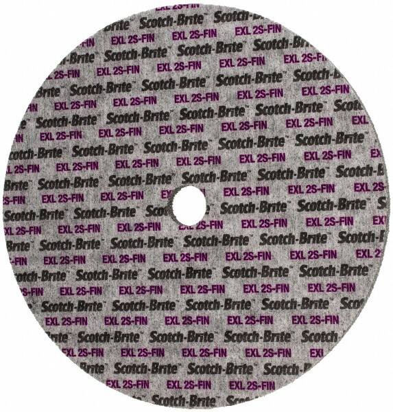 3M 12" Diam, 1/2" Face Width, 1-1/4" Center Hole, Fine Grade, Silicon ...