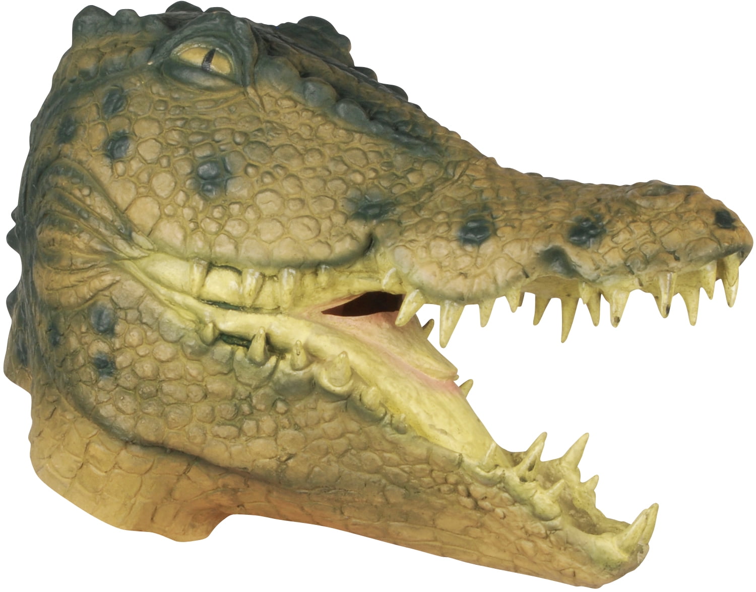 Loftus Halloween Crocodile Costume Full Head Mask, Green Yellow, One ...