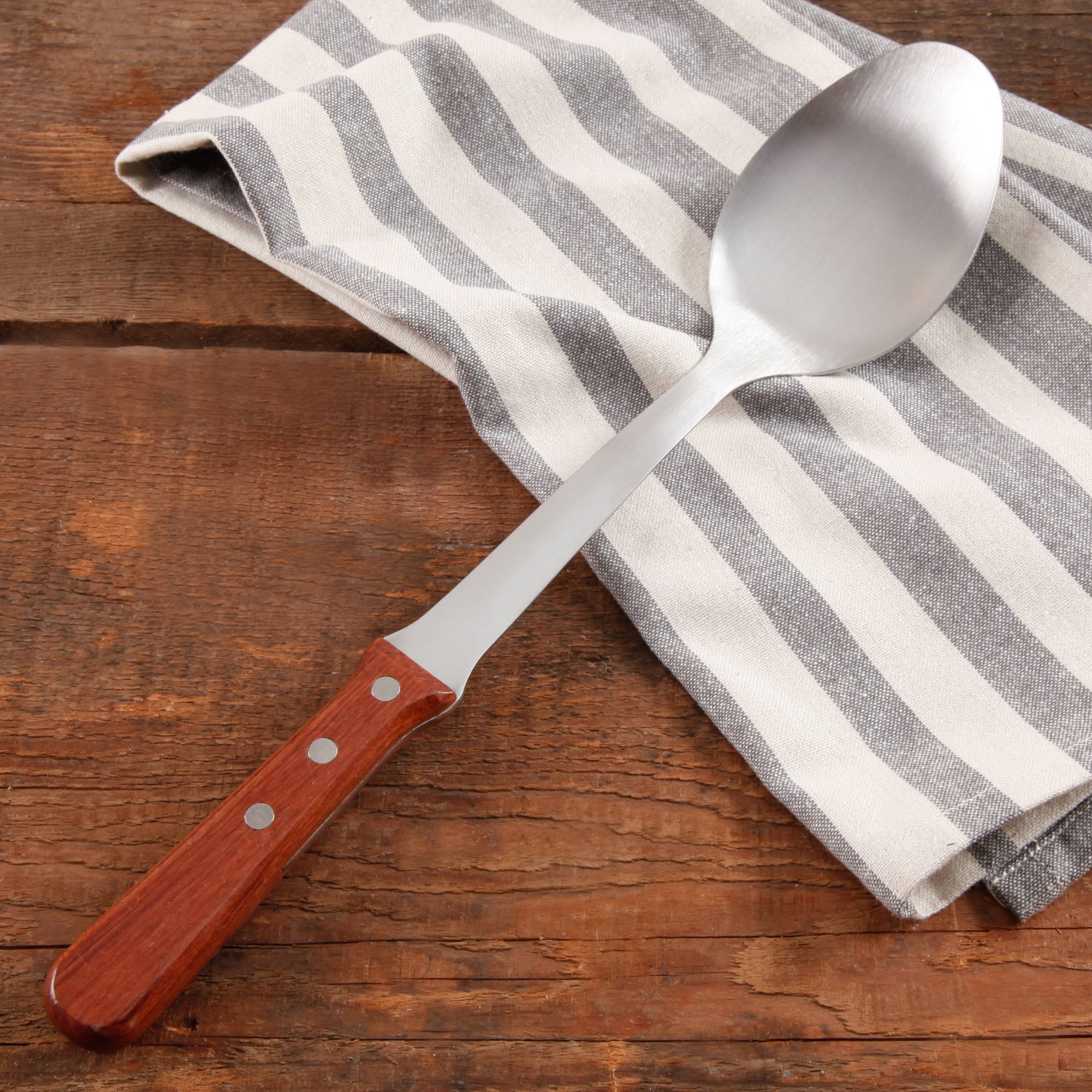 The Pioneer Woman Rustic Rosewood Handle Cowboy Serving Spoon – BrickSeek