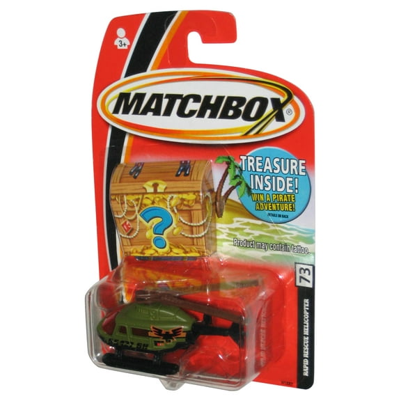 Matchbox Action Drivers Rescue Helicopter,16-In Large-Scale Helicopter ...