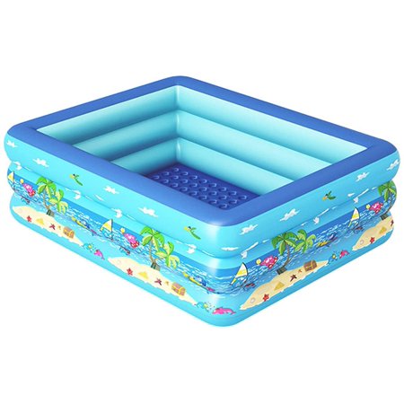 Inflatable Swimming Pool for Kids and Adults, Family Above Ground ...